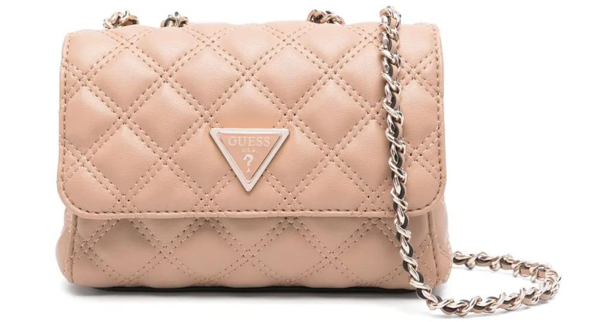 Guess Mini Guilly Cross Body Bag in Pink | Lyst