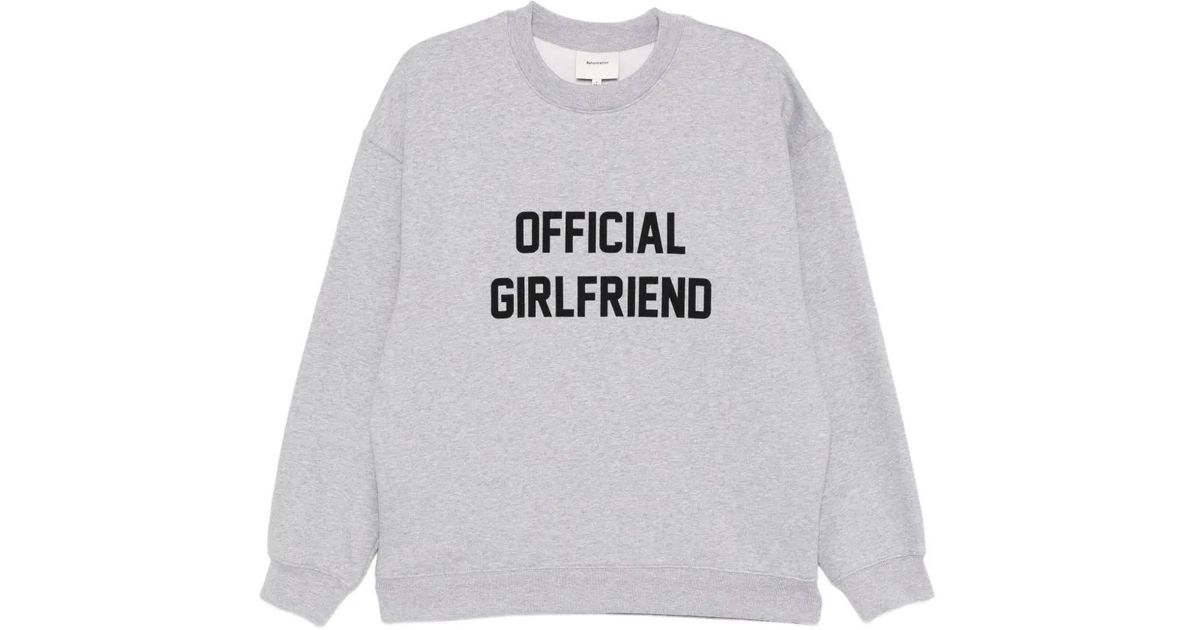 Sweat Emma Reformation en coloris Gris | Lyst