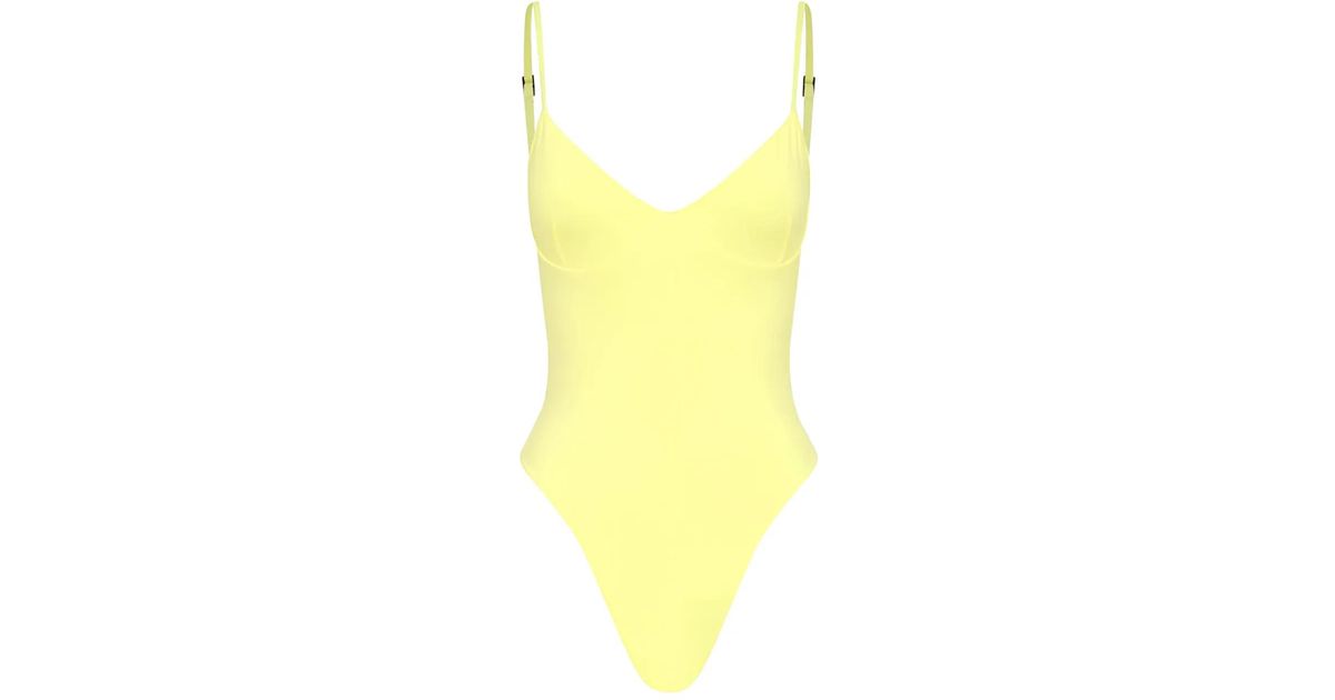 Bondeye Alana Swimsuit in Yellow | Lyst UK