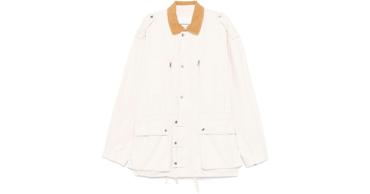 Isabel Marant Eloan Jacket in White for Men | Lyst