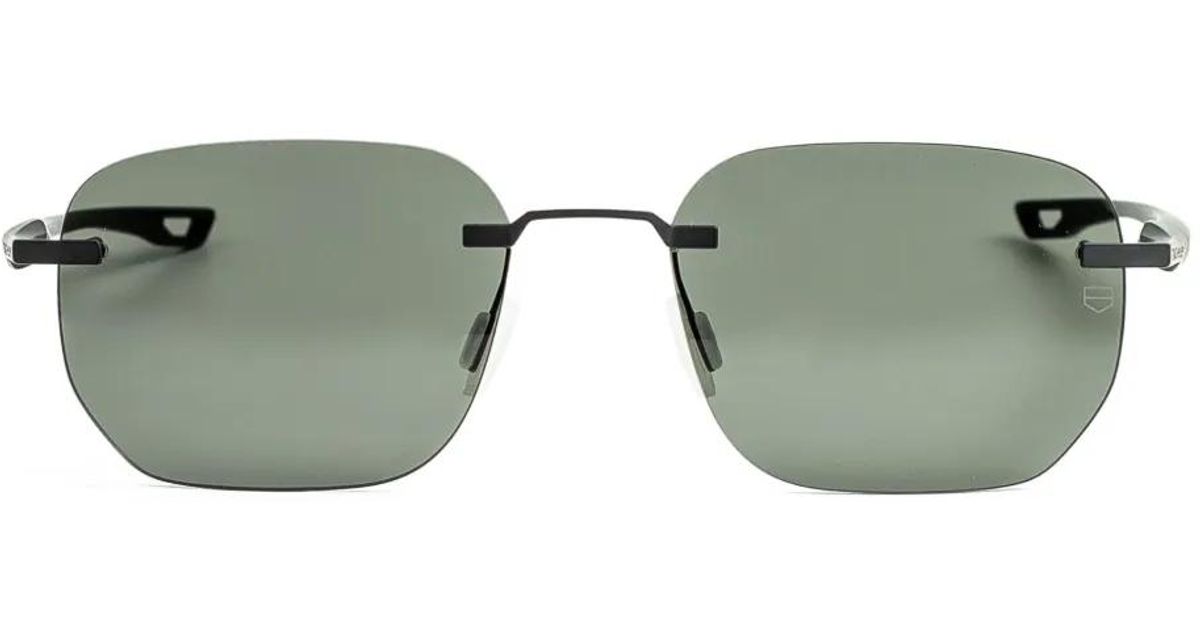 Tag Heuer Th40035U Rimless Sunglasses in Green for Men | Lyst