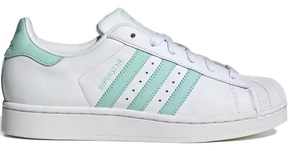 adidas Superstar Ii Striped Sneakers in Blue | Lyst UK