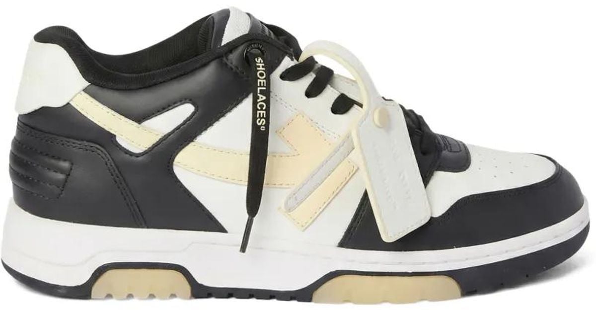 Off-White c/o Virgil Abloh Lace-Up Heel Counter Sneakers in White for ...