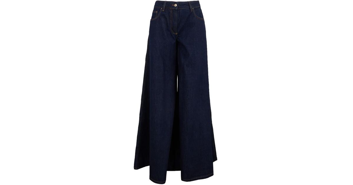 A.W.A.K.E. MODE Wide-Leg Jeans in Blue | Lyst