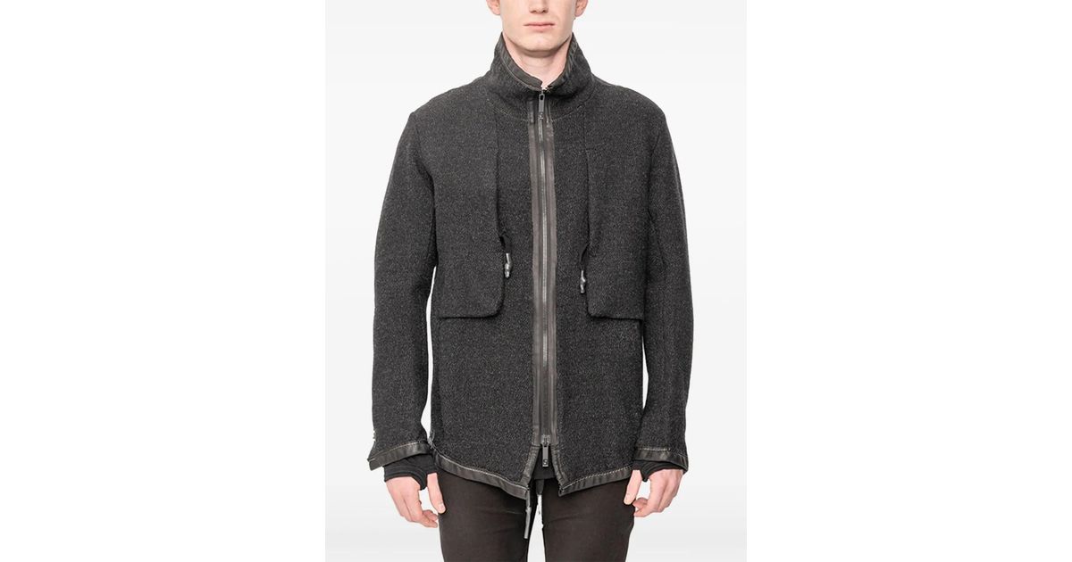 69 Zip-Fastening Jacket in Grey for Men | Lyst UK