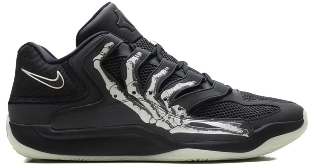Nike Kd18 Skeleton Print Sneakers in Black for Men | Lyst