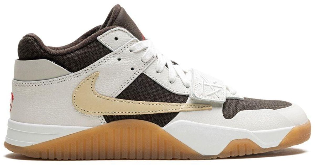 Nike X Travis Scott Jumpman Jack Sneakers in White | Lyst UK