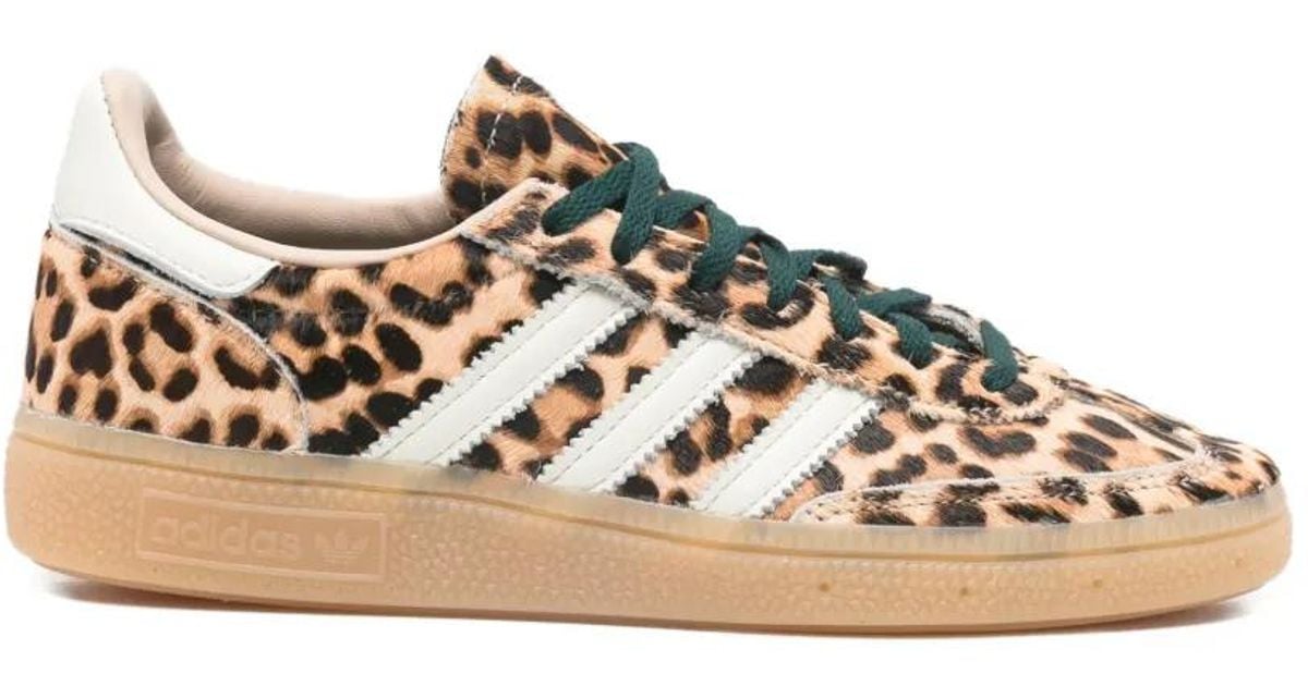 adidas Handball Spezial Animal-Print Sneakers in Natural | Lyst UK