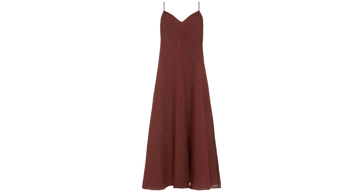 Eres Snob Midi Dress in Purple | Lyst