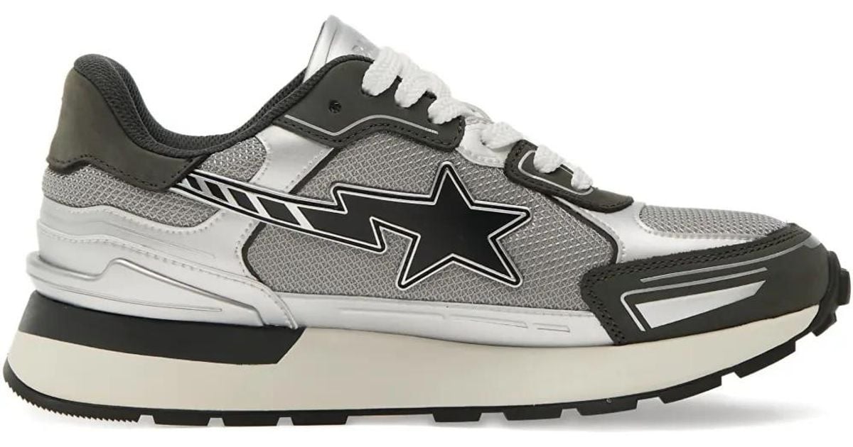 A Bathing Ape Cross Sta Express Pro M2 Sneakers in Gray for Men | Lyst