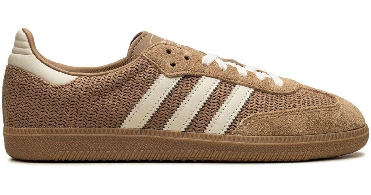 adidas Samba Og Lace-Up Sneakers in Brown for Men | Lyst