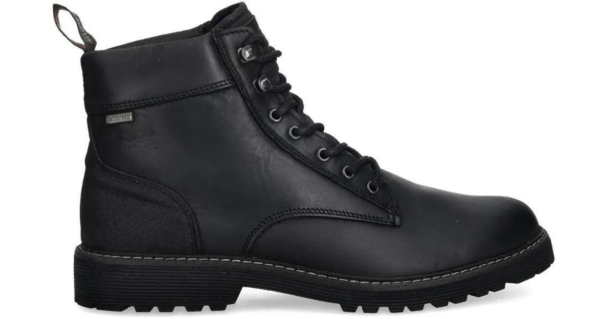 Barbour 35Mm Harrison Lace-Up Boots in Black for Men | Lyst UK