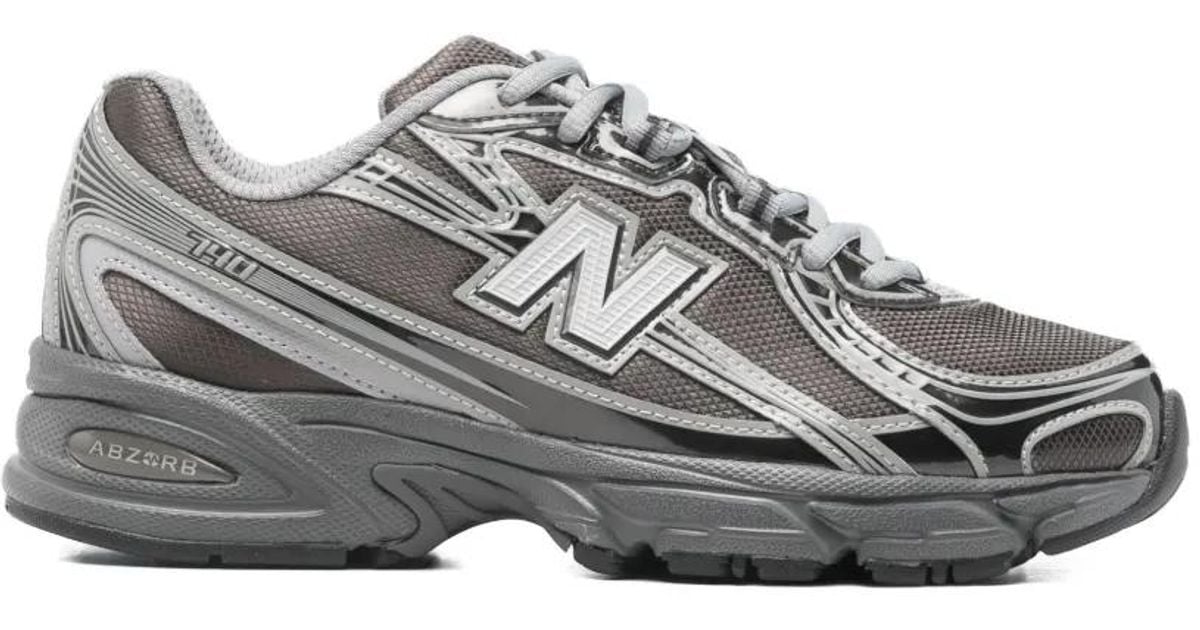 New Balance 740 Logo Sneakers in Grey | Lyst UK