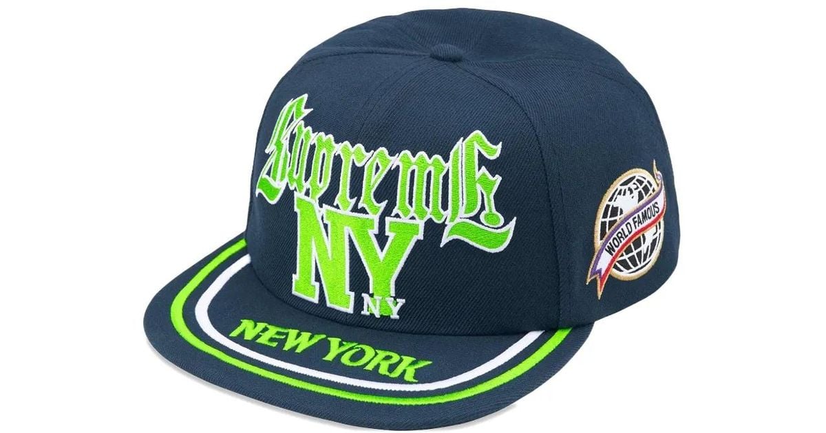 Supreme New York Cap in Green for Men | Lyst