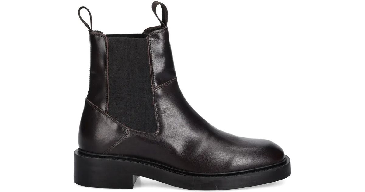 GANT Pull-Tab Chelsea Boots in Black | Lyst UK