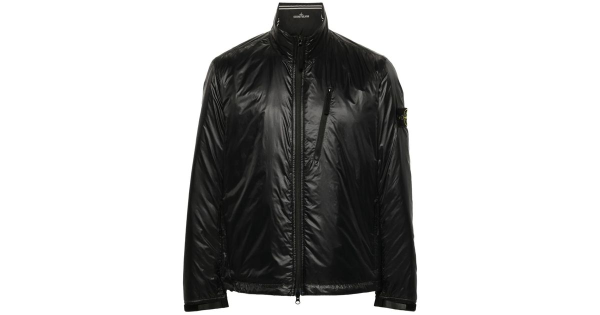 Stone Island Polyamide Jacket With Primaloft Insulation in Black for ...