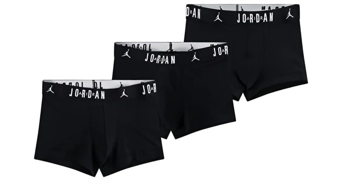 Nike Logo-Waistband Boxers (Pack Of Three) in Black for Men | Lyst
