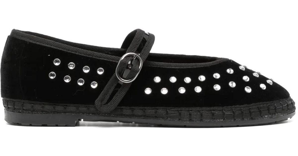 Flabelus Mae フラットシューズ ブラック | Lyst