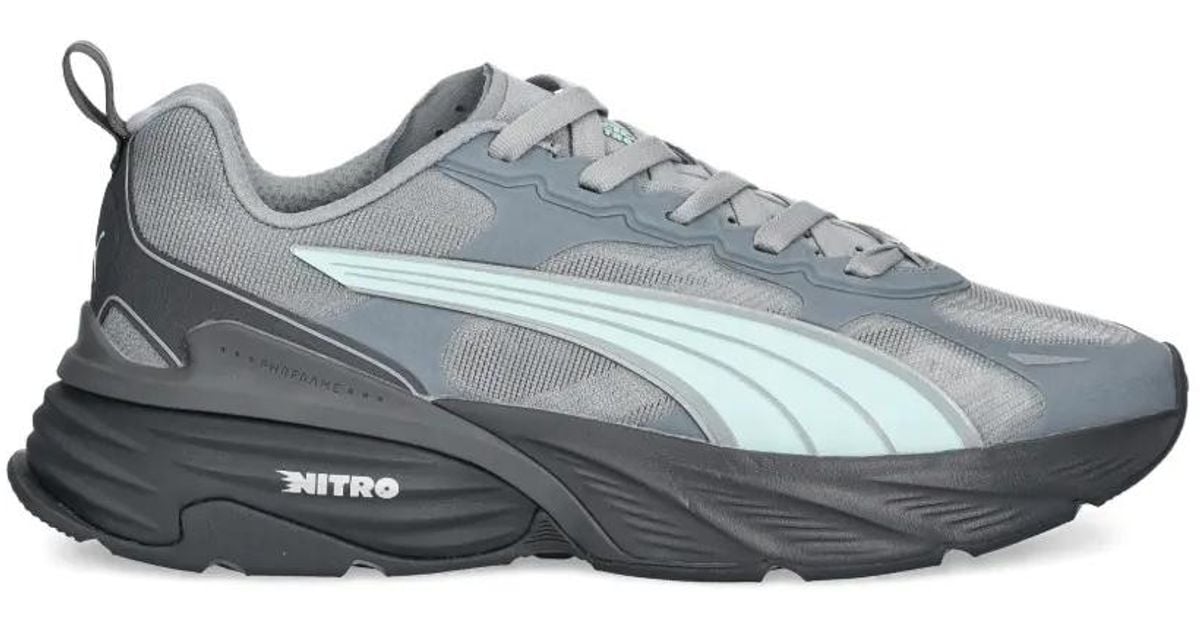 PUMA Nitro V2 Running Training Sneakers in Grey | Lyst UK