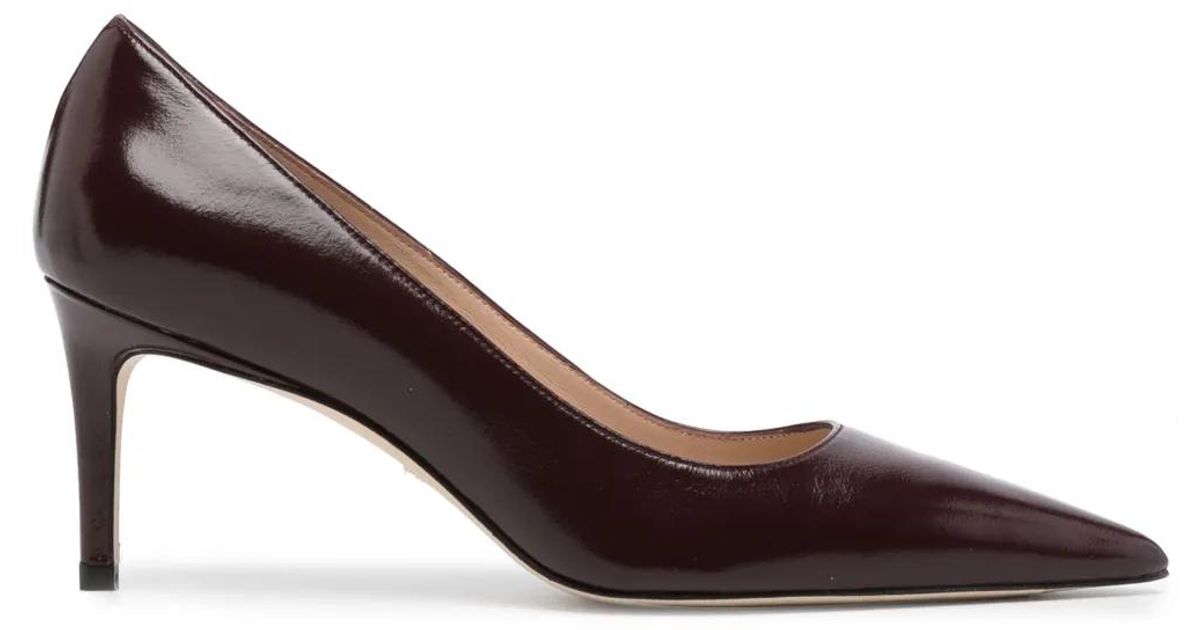 Stuart Weitzman 75Mm Elegant Pump in Brown | Lyst