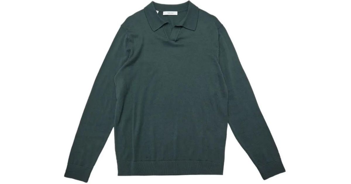 SELECTED Merino Wool Pullover in Green for Men | Lyst UK