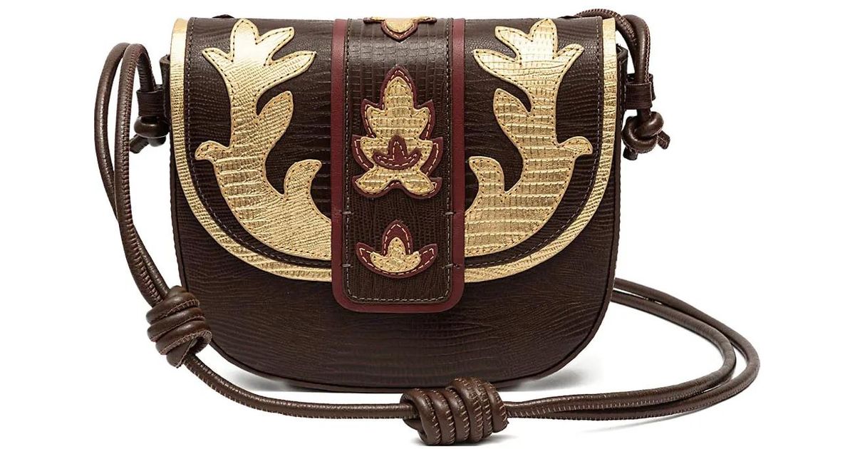 Isla Western Shoulder Bag in Brown | Lyst