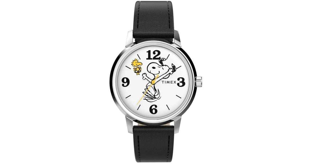 Timex X Peanuts Marlin Snoopy 38Mm in White | Lyst