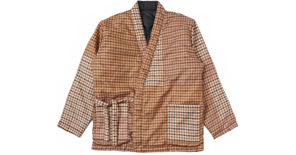 Universal Works X Taion Kyoto Reversible Jacket in Brown for Men | Lyst