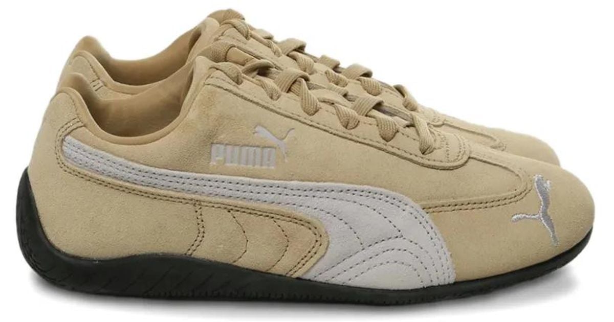 PUMA Speedcat Og Logo Sneakers in Natural | Lyst UK