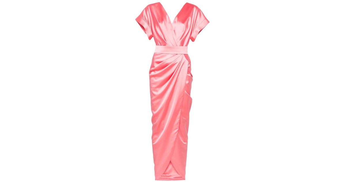 Rhea Costa Jaya Maxi Dress in Pink | Lyst