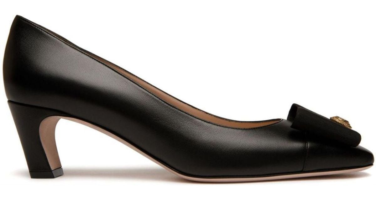 Bally B-Bow Pumps in Black | Lyst