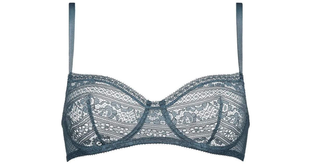 Eres Evidence Lace Bra in Blue | Lyst UK