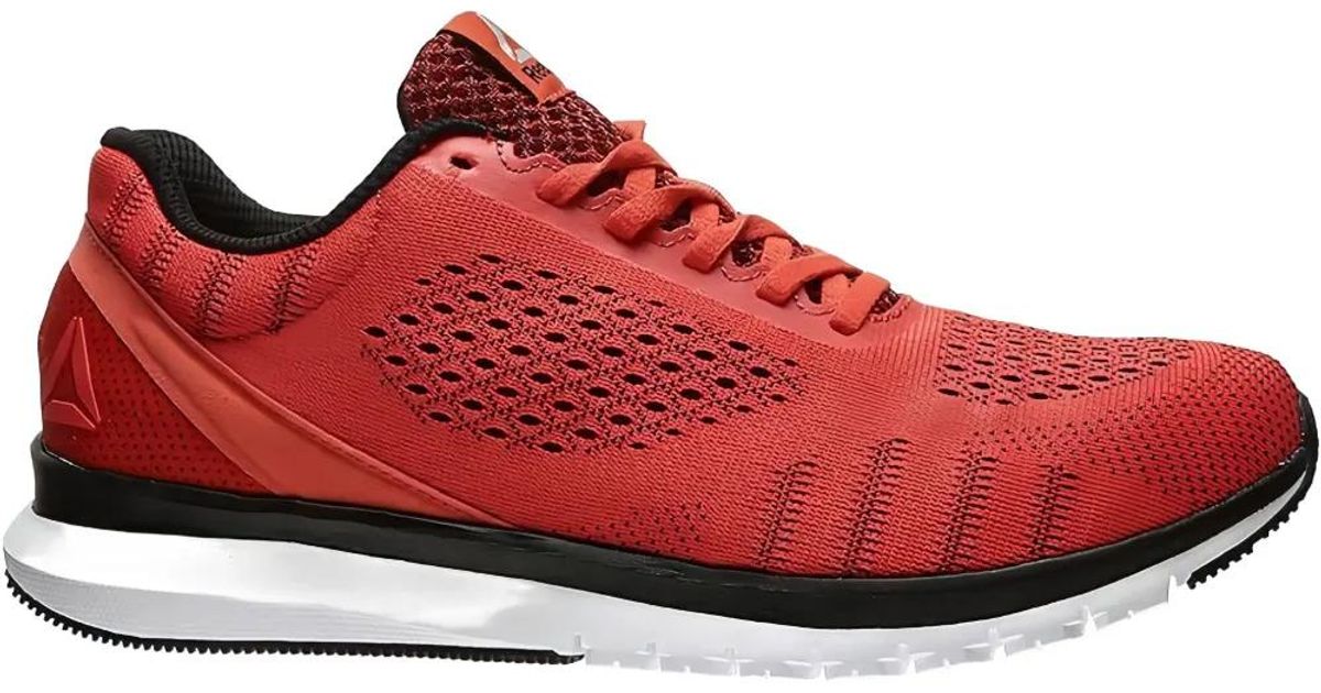 Reebok Print Smooth Ultraknit Sneakers in Red | Lyst UK