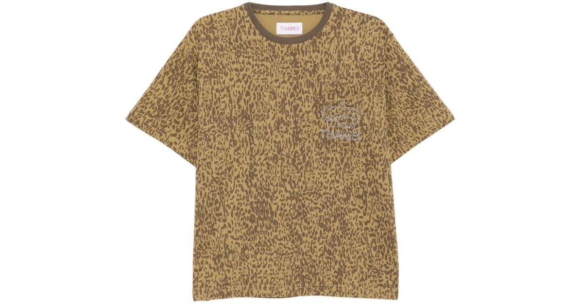 Thames MMXX Le Poche Carnivore T-Shirt in Natural for Men | Lyst
