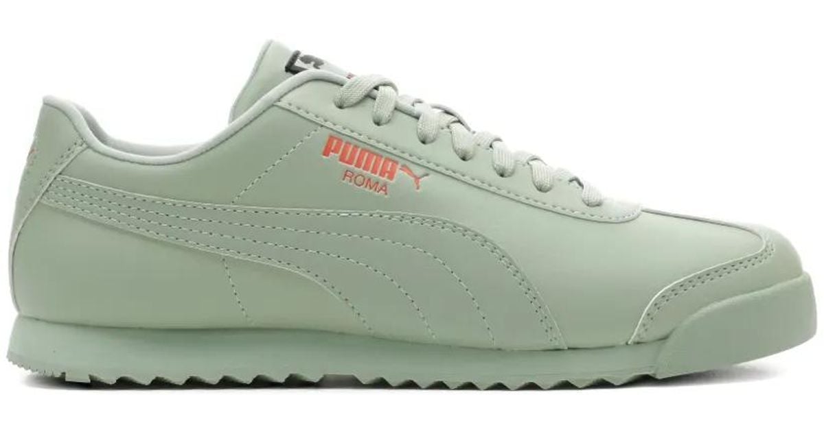 PUMA Roma Low-Tops Sneakers in Green for Men | Lyst UK