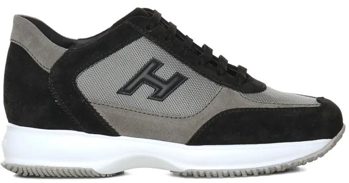 Hogan Logo-Detail Sneakers in Black for Men | Lyst UK