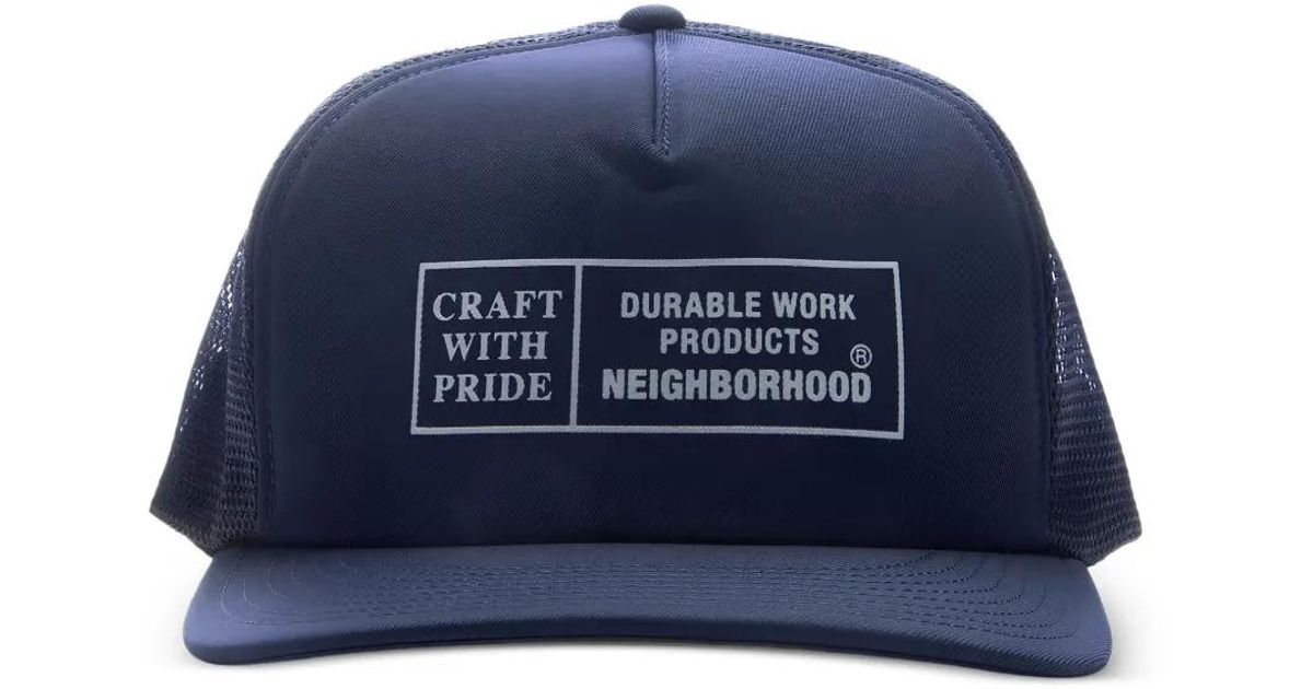 Neighborhood Mesh Logo Cap in Blue for Men | Lyst