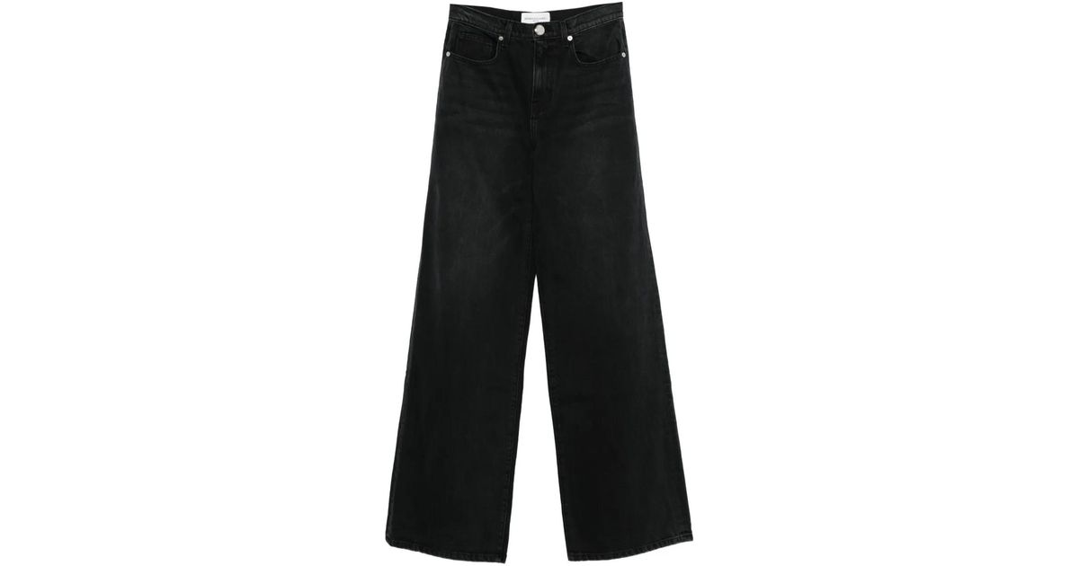 Brandon Maxwell Callan Jeans in Black | Lyst UK