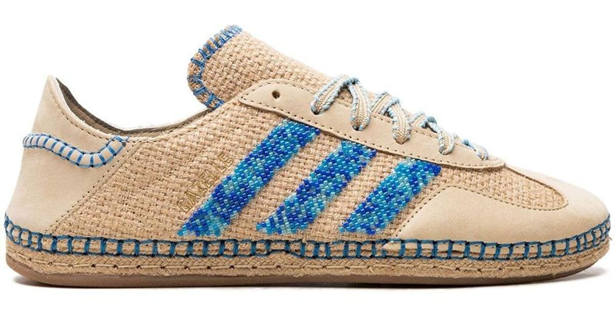 adidas X Clot Gazelle "Linen Khaki/Light" Sneakers in Blue for Men | Lyst