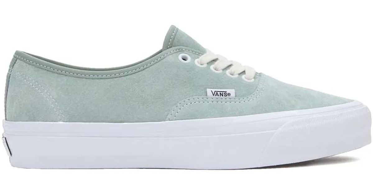 Vans Authentic Suede Sneakers in Gray for Men | Lyst