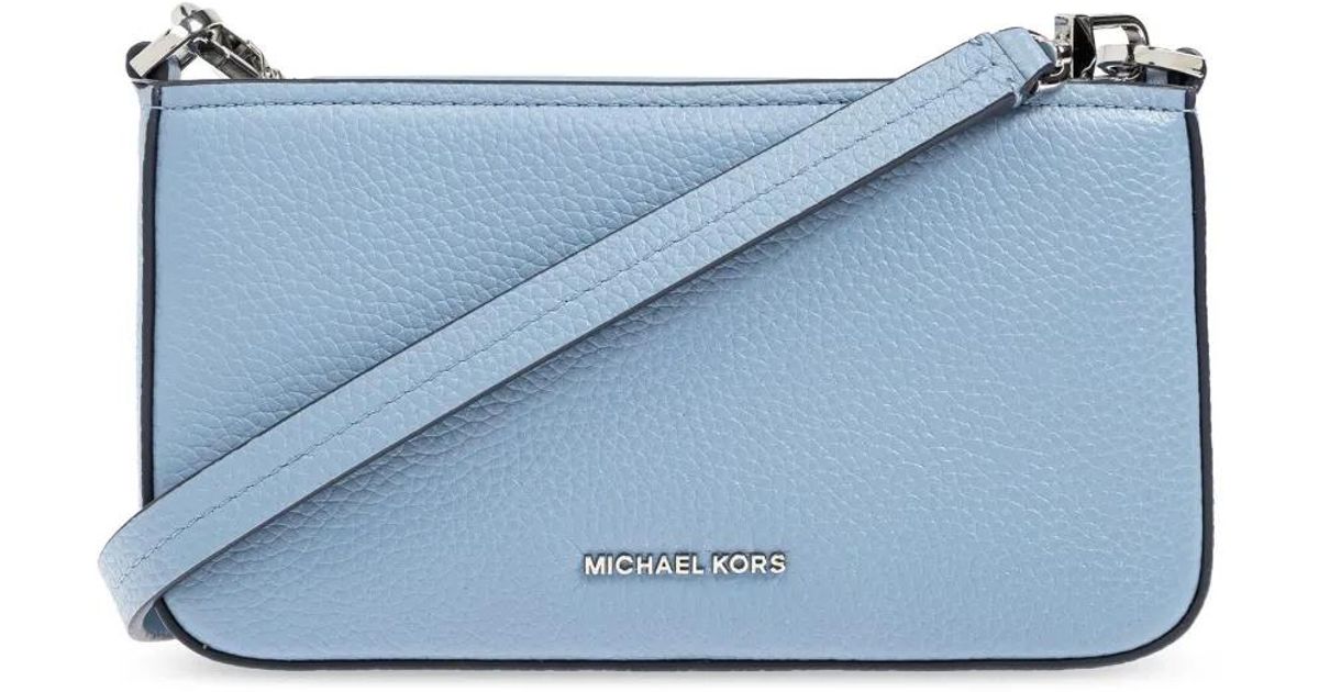MICHAEL Michael Kors Small Bryant Cross Body Bag in Blue | Lyst UK