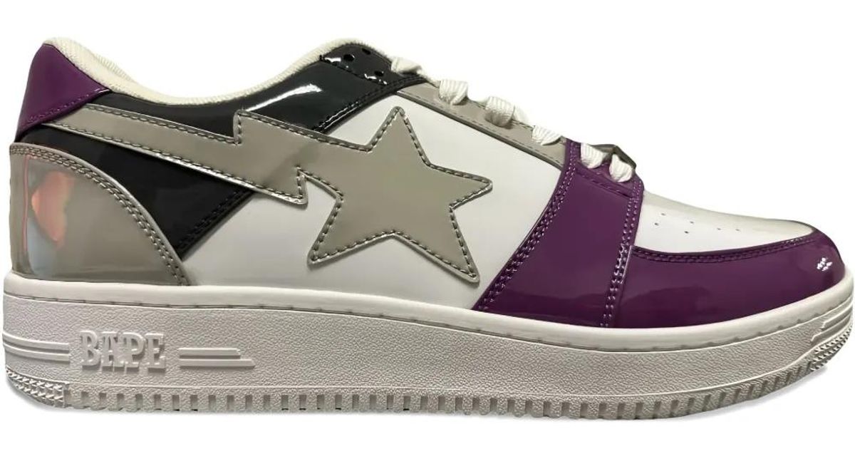 A Bathing Ape Bape Sta Sneakers in Brown for Men | Lyst UK