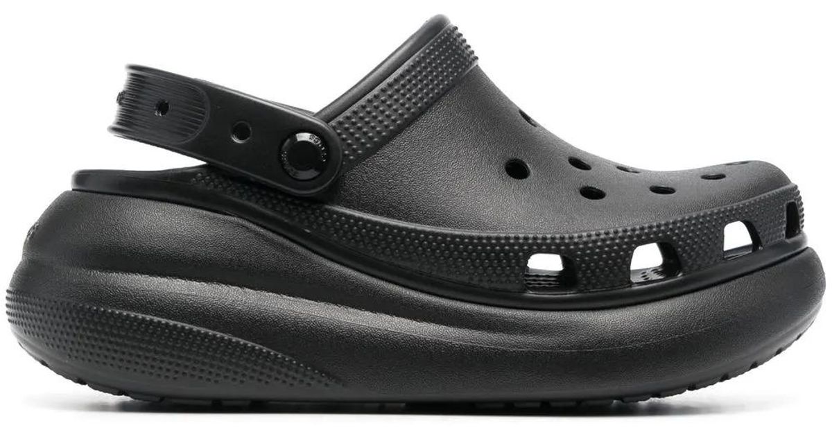 Crocs™ Double-Platform Slingback Slides in Black for Men | Lyst UK