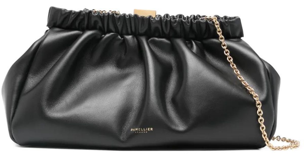 DeMellier Miami Chain Clutch Bag in Black | Lyst UK