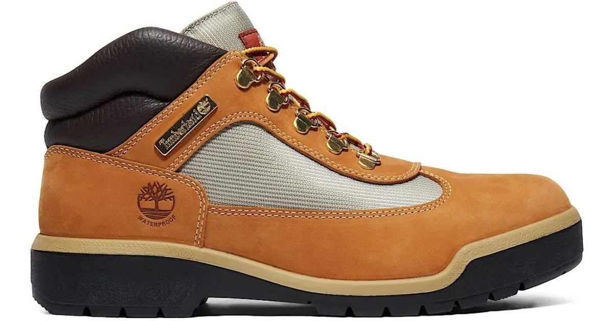 Timberland Field Boot Mid "Wheat" Boots in Brown for Men | Lyst