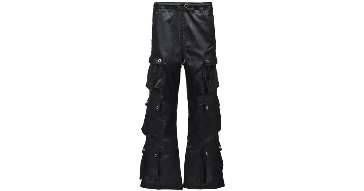 BREATH Eyelet-Detail Cargo Pants in Black for Men | Lyst UK