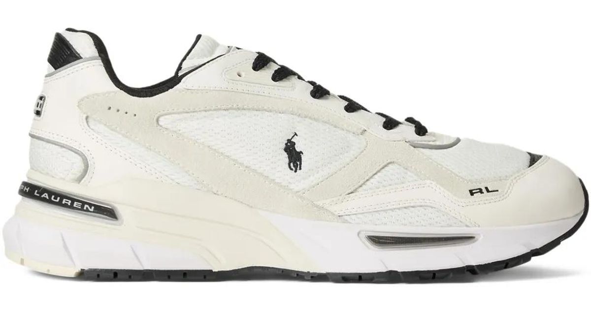 Polo Ralph Lauren Trackseter Trainers in White for Men | Lyst