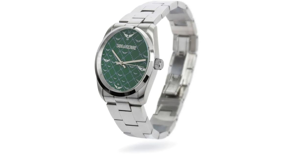 Zadig & Voltaire Logo-Pattern 36Mm in Green | Lyst