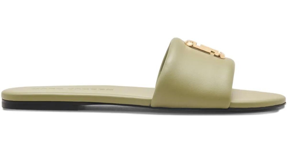 Marc Jacobs The Snapshot Slides in Green | Lyst