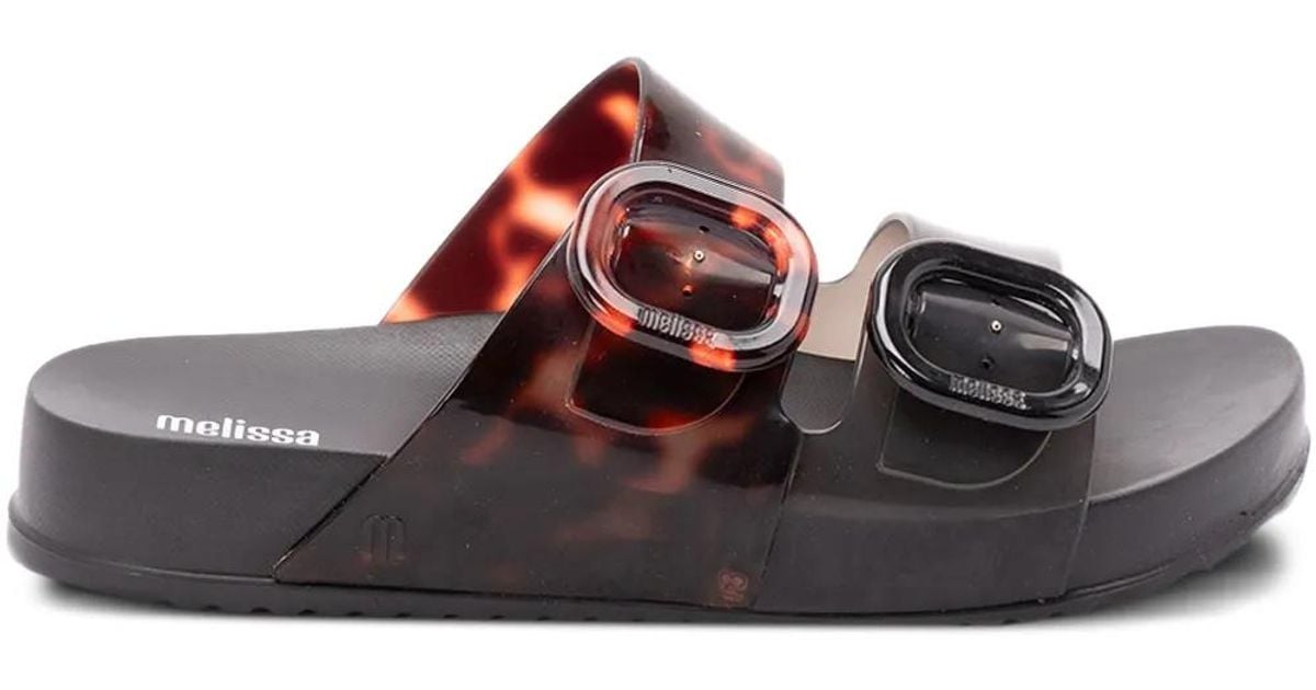 Melissa Cozy Slides in Brown | Lyst